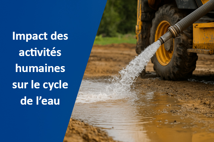 Impact des activités humaines sur le cycle de l’eau